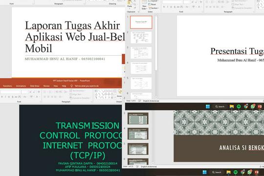 Membuat Presentasi dengan segala jenis dan design