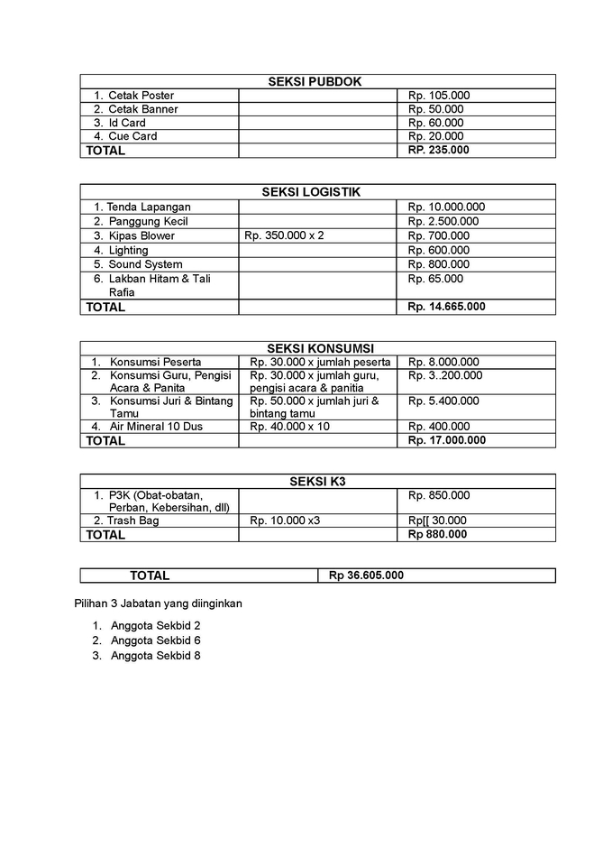 Jasa Pengetikan & Edit Dokumen (Proposal, Tugas, Laporan, Input Data ...