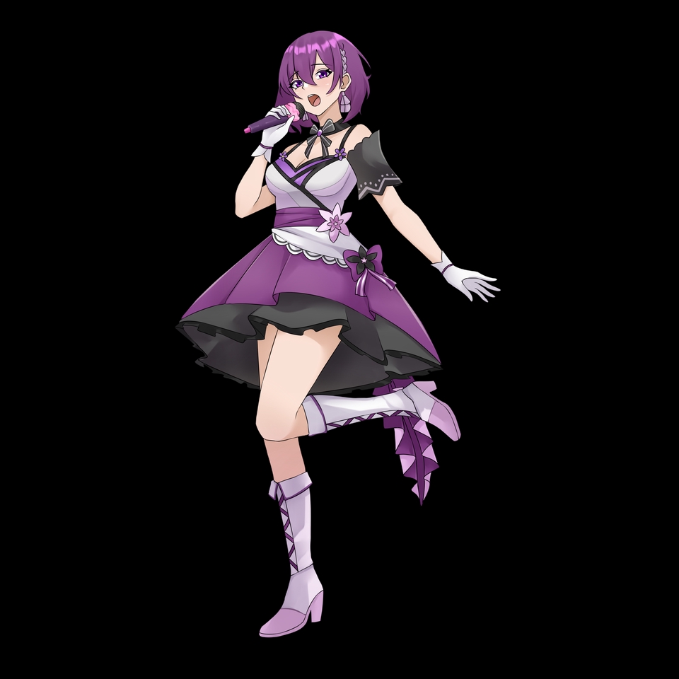 Gambar ilustrasi dengan style anime (fanart,cover,vtuber)