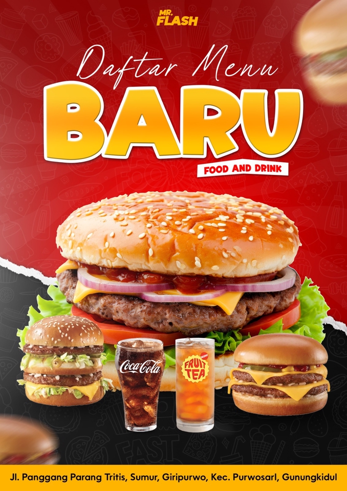 DESAIN BANNER POSTER MODERN KEREN