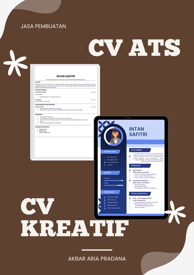 JASA PEMBUATAN CV ATS DAN CV KREATIF