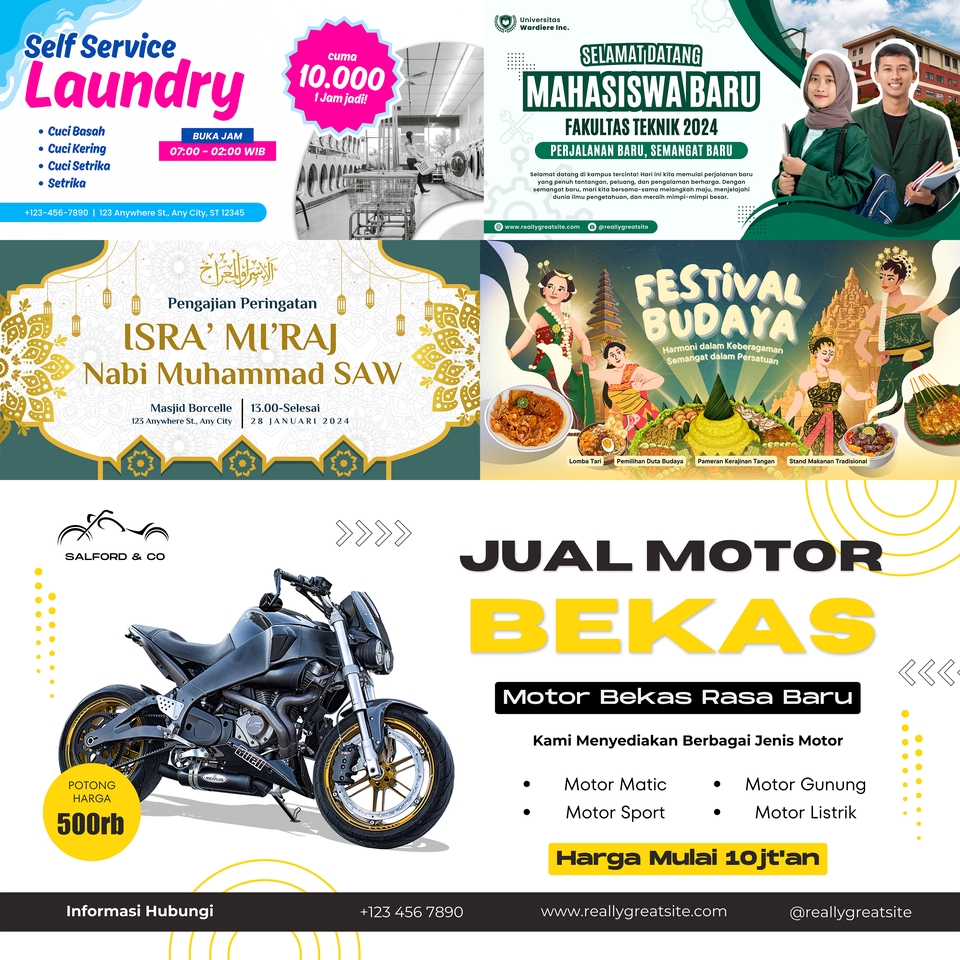 JASA DESAIN BANNER/SPANDUK PROFESIONAL