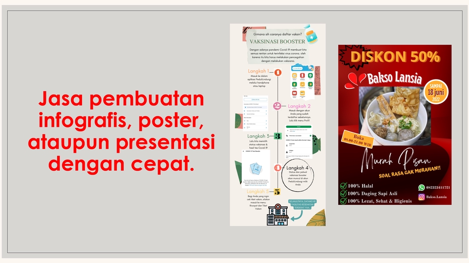 Jasa pembuatan infografis, dll cepat dan tepat