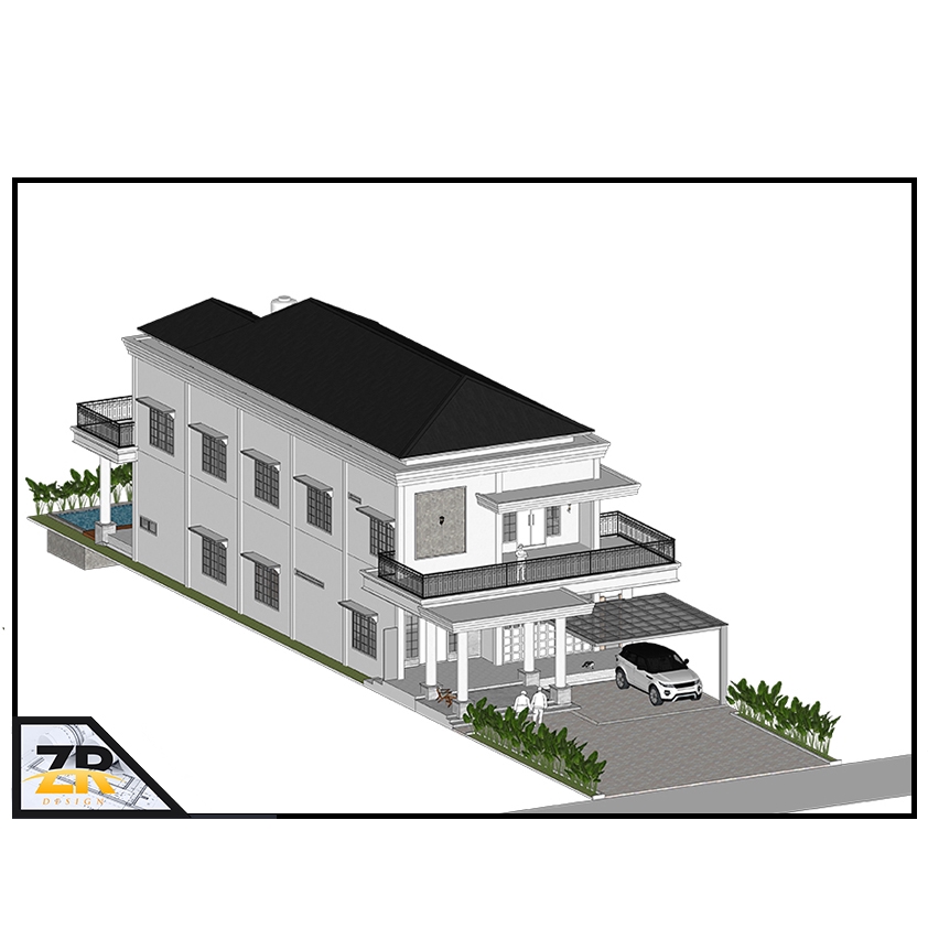 Jasa Gambar Arsitektur & Desain Rumah 2D/3D CAD