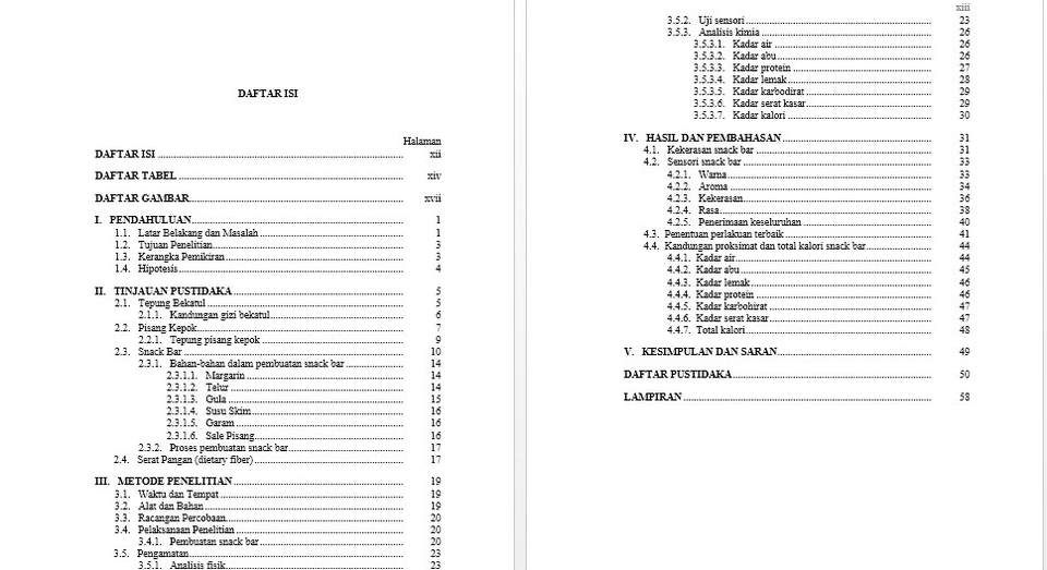 Jasa Edit Proposal/ Pembuatan Nomor Halaman/ Daftar Isi/ Daftar Tabel/ Daftar Gambar/ Daftar Pustaka
