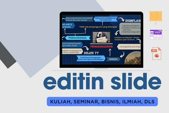 Desain PPT simple dan menarik untuk berbagai jenis presentation