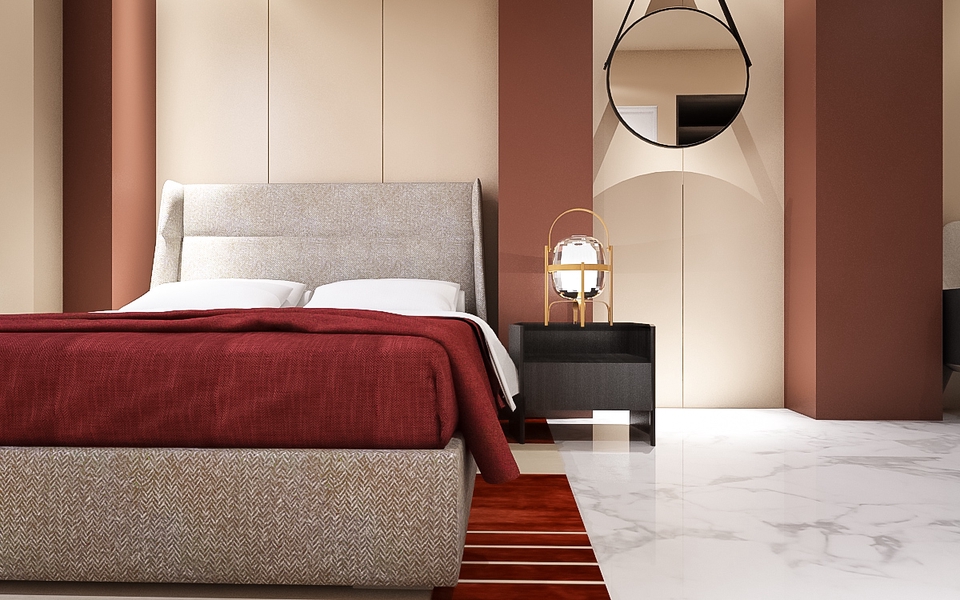 JASA MENDESAIN & MEMVISUALKAN RENDER 3D KAMAR TIDUR