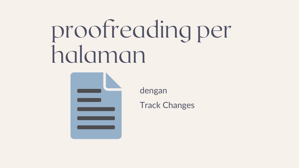 Siap Melakukan Proofreading