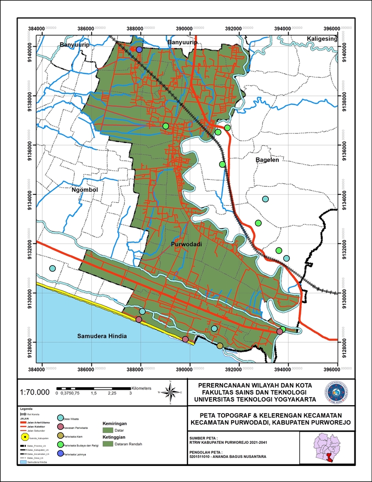 Jasa gambar Peta dasar RBI