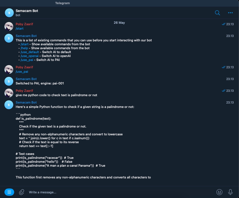 Pembuatan Bot Telegram