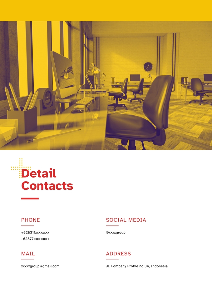 Design Flyer, Brosur, Company Profile