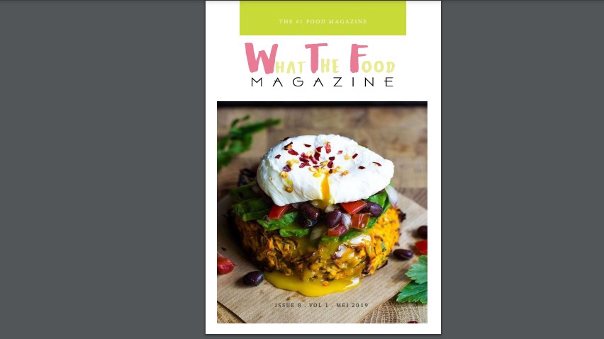 Desain poster umkm makanan