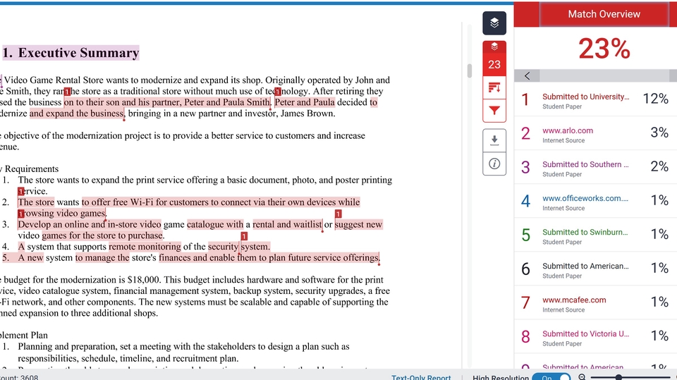 Ensure your work is plagiarism-free with our Turnitin Checking Service!