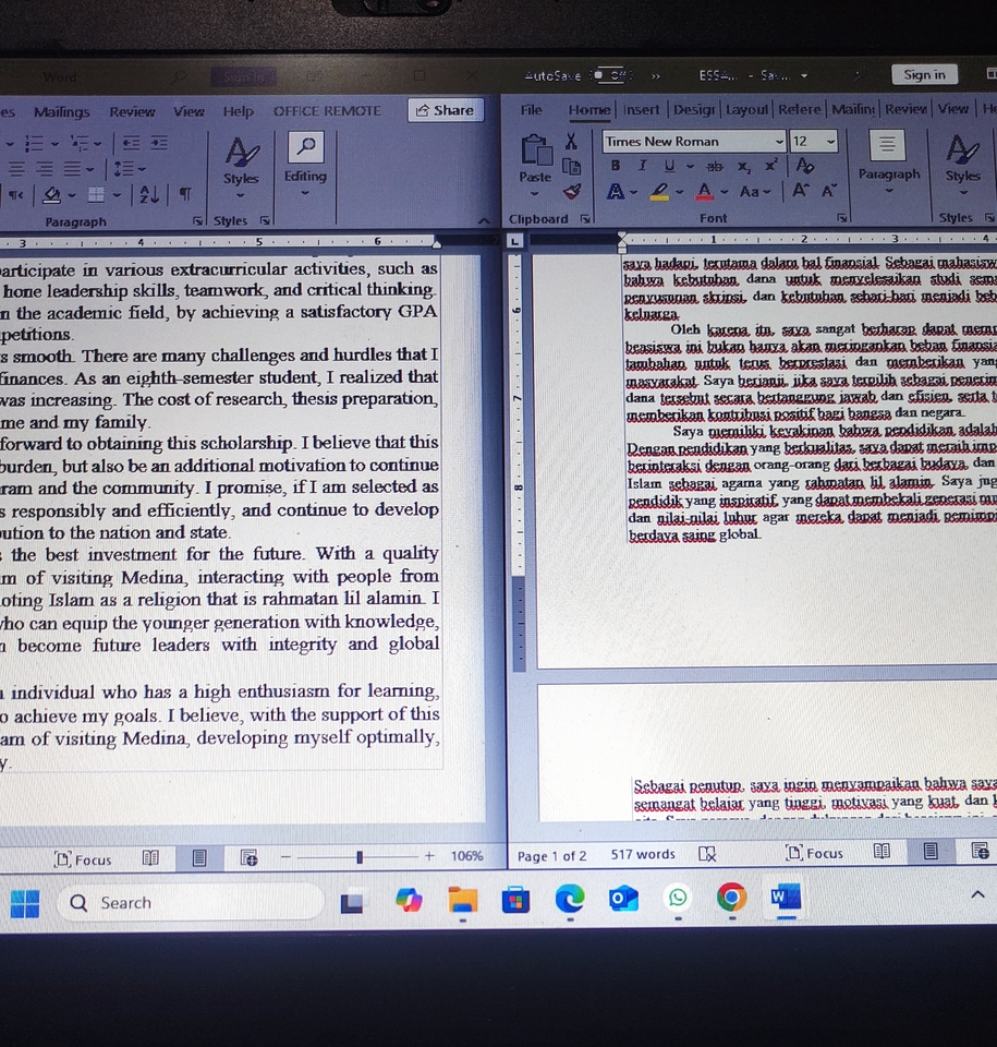 Document Translator For All Language dan Jasa copy paste
