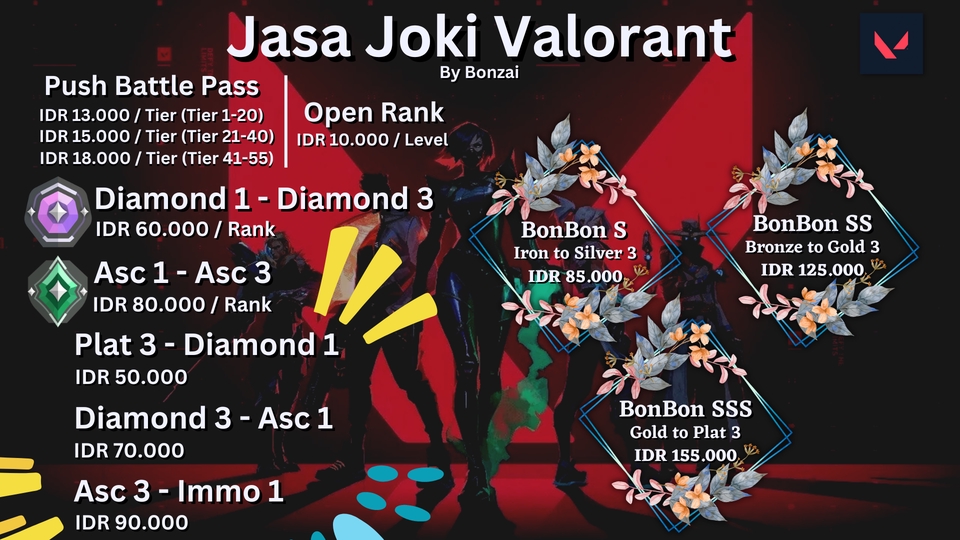 JOKI BOOSTING RANK/BATTLEPASS VALORANT