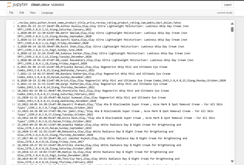 Scraping data dari aplikasi baik dengan API atau tanpa API