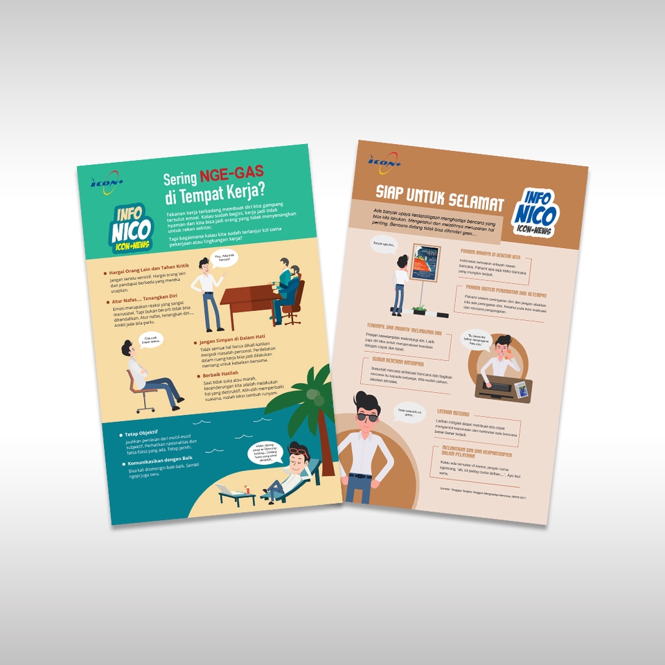 Desain thumbnail, poster, layout majalah, layout buku, etc.