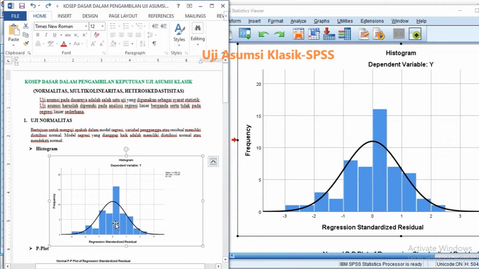 Analisis dan Pengolahan Data Statistik dengan Tools (SPSS, Eviews, Smart PLS, Amos, Stata, R Studio)