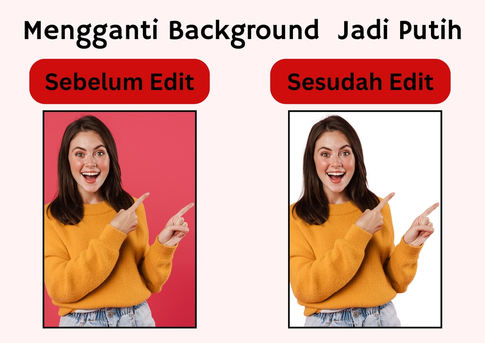 Jasa Edit Foto ( Hapus / Ganti Background) Lewat Canva
