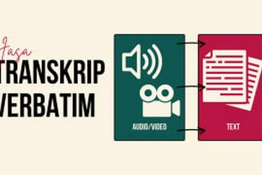 JASA TRANSKRIP VERBATIM AUDIO/VIDEO TO TEXT