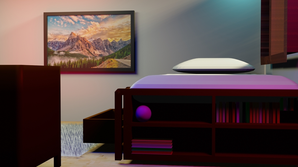 Modeling ruangan, objek