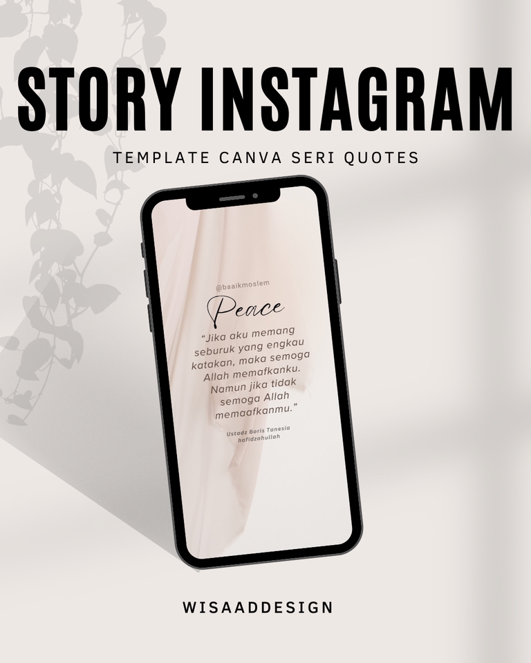 Feed Story Instagram Template Canva Editable Garansi Kepuasan Seri Fashion