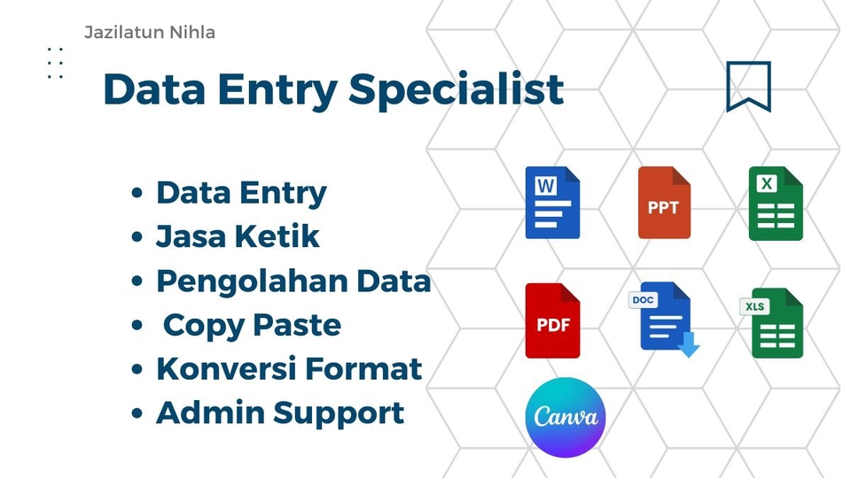 Jasa Data Entry Ms. Excel, Sppreadsheet, Word + Konversi Dokumen (pdf ...