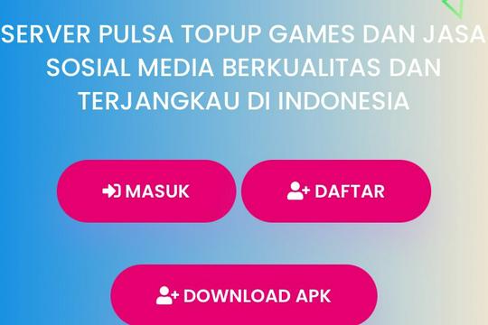 Website Pulsa, Top up Games, PPOB, Sosial Media Marketing ( SMM panel) Untuk Usaha online