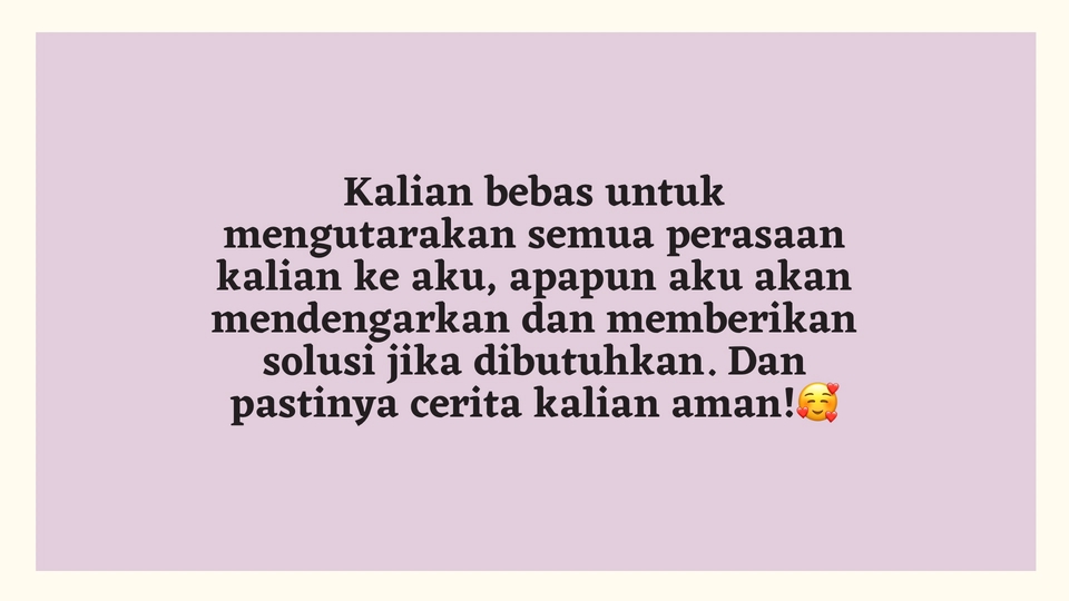 Jasa Curhat/Teman Curhat