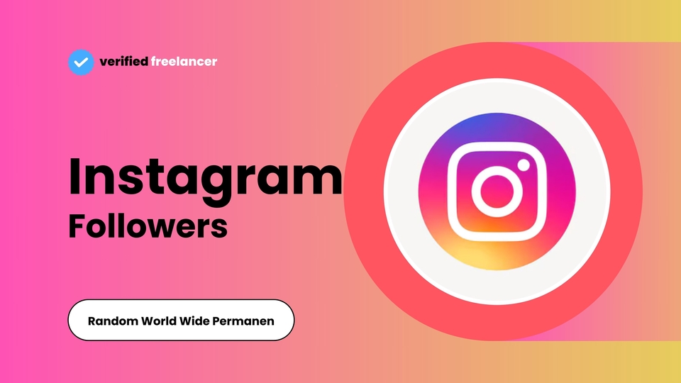 Instagram Followers Random World Wide Permanen No Drop