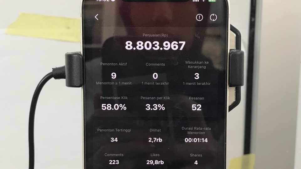 HOST LIVE STREAMING 2 JAM SHIFT MALAM TIKTOK SHOPEE REMOTE
