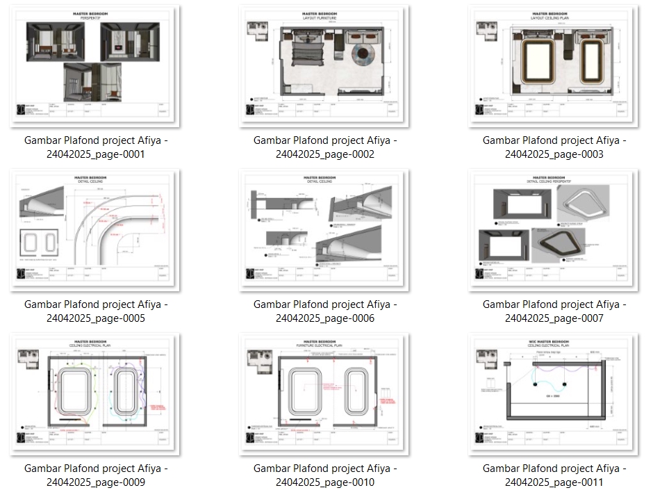 Interior desain " SKP Finalisasi & gambar kerja"