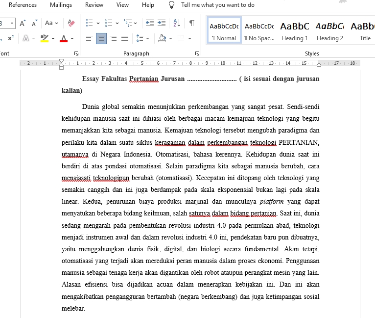 Jasa Ketik Dan Edit Dokumen (Ms. Word)