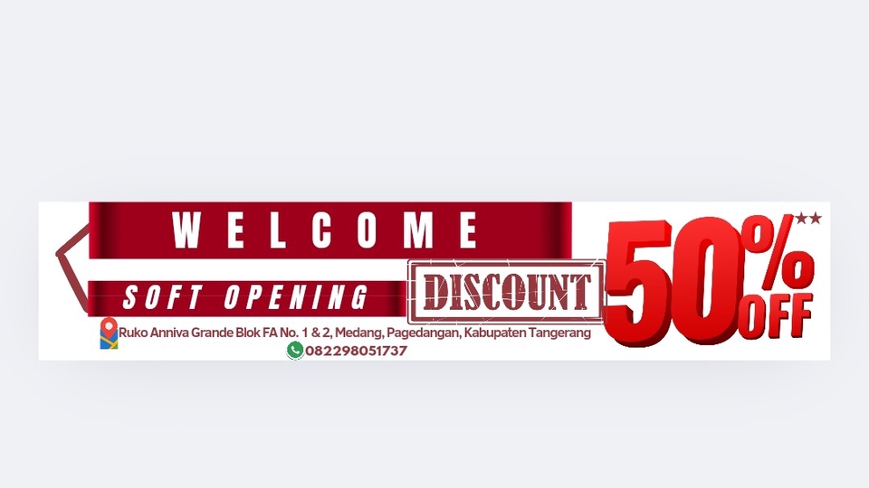 Desain BANNER Restoran/ DESAIN BANNER PRODUK /DESAIN BANNER