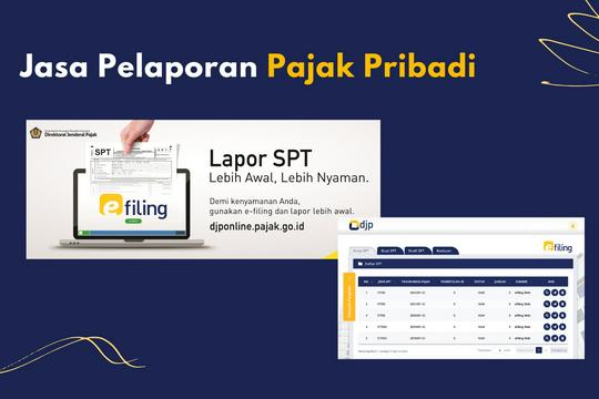 Jasa Pelaporan Pajak Pribadi & Pembuatan NPWP, dan lupa EFIN