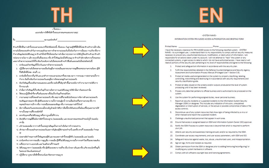 งานแปลภาษา TH-EN และ EN-TH