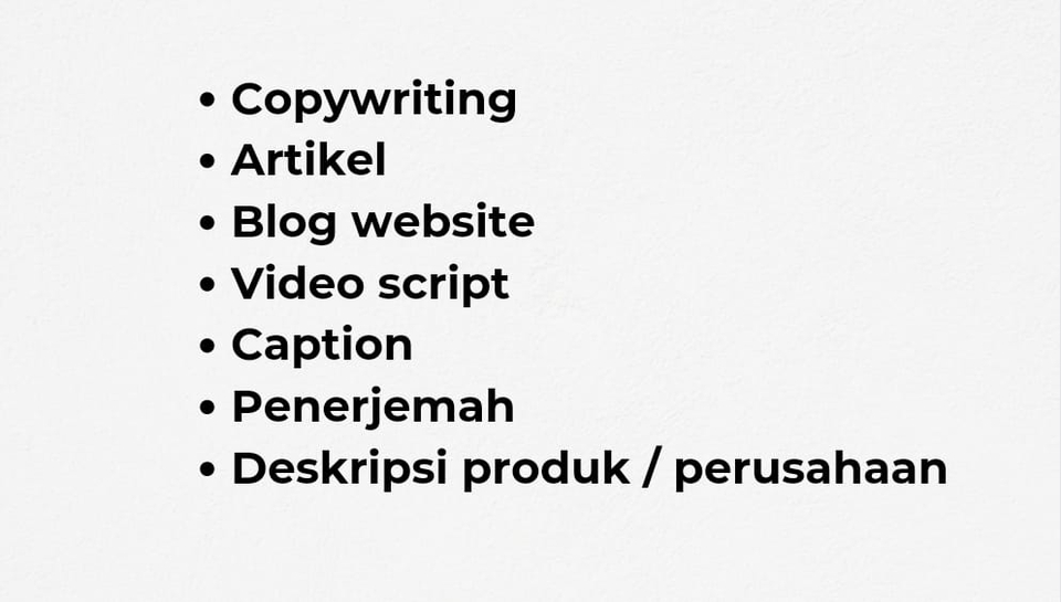 Jasa Content Writer [Copywriting, Artikel, Blog & Video Script]