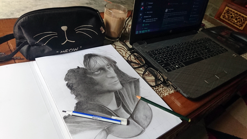 Lukisan Portrait Murah