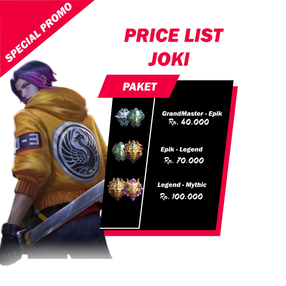 Joki RANK Spesial Promo