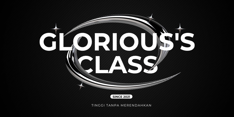 design chrome text, banner, poster ala ala gen z