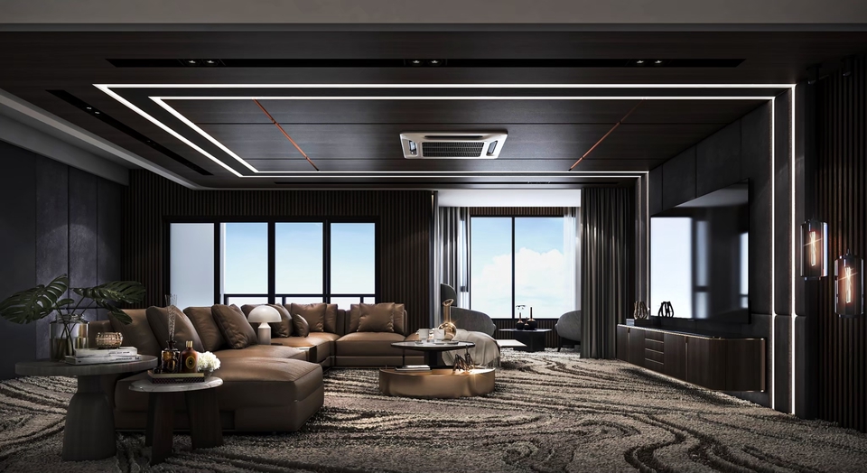 Interior Design // 3D Render Perspective , 2D Drawing