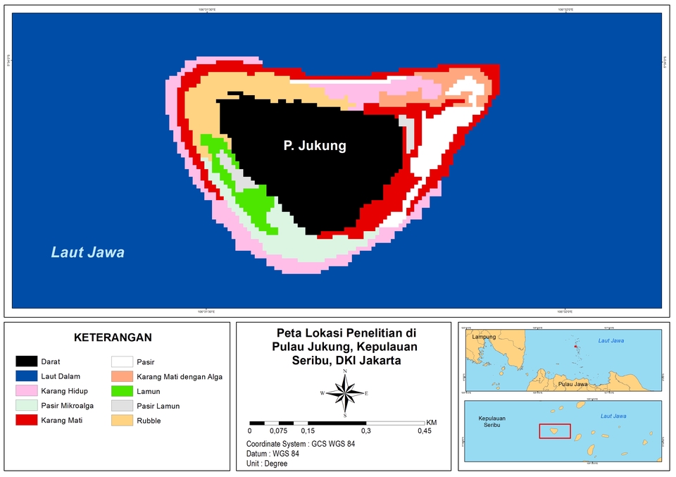 Pemetaan SIG dan Analisis Spasial dari ArcGIS Basis Kelautan