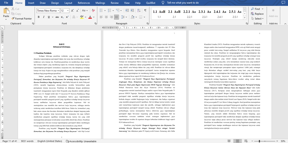 Jasa Edit / Merapihkan Dokumen