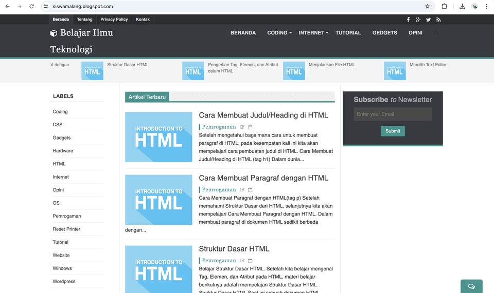 Jasa Pembuatan Website Sekolah (RDM, Profil Sekolah, PPDB Online, dll)