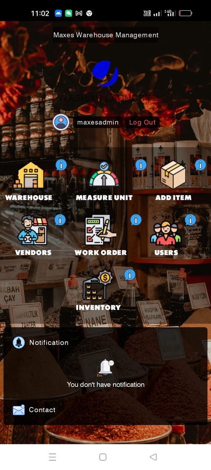 Android Application : Warehouse Management System