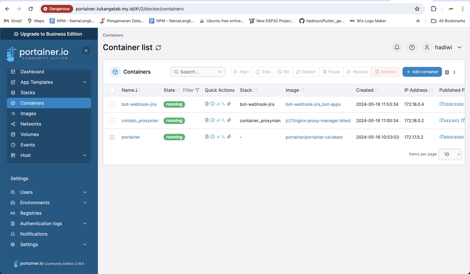 Jasa Setting & Deploy Code ke Docker