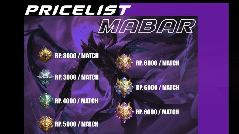 JASA MABAR MOBILE LEGENDS TERBAIK DAN TERMURAH