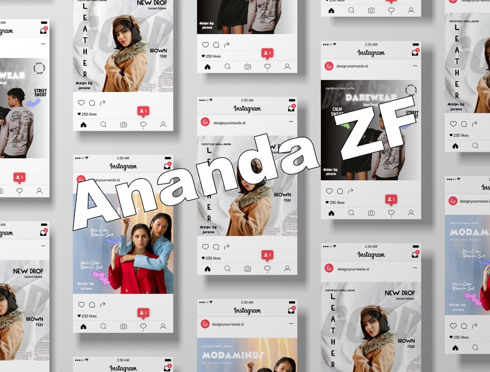 Design Feeds Instagram / Cover Linkedin / Cover Facebook