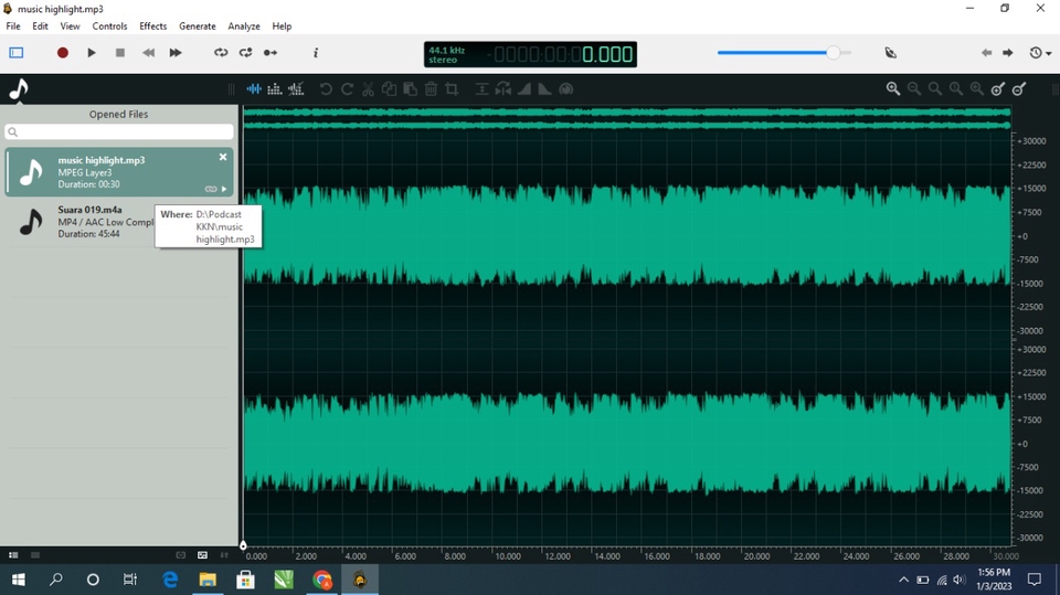 Edit Bumper Podcast dan Musik latar Podcast, Klien terima jadi!