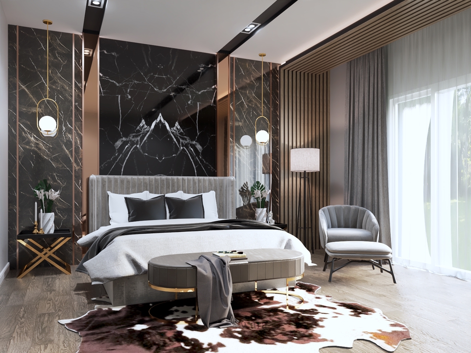 3D Perspective Render Interior